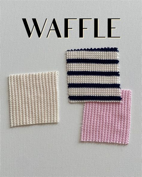 코스모스 테일 크리미 와플원단 스트라이프 위시버킷