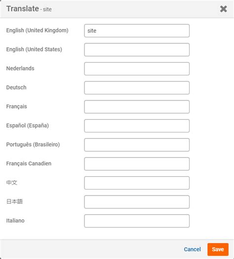 General Site Settings