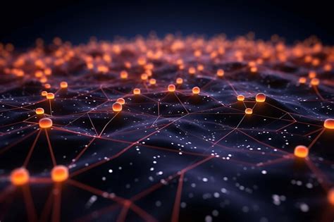 Premium Photo Global Network Connections Abstract Neural Networks