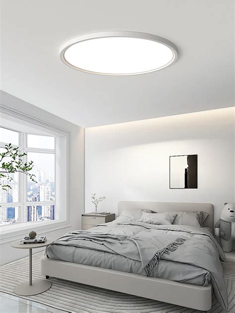 全光谱护眼卧室灯超薄儿童房灯led吸顶灯现代简约中山灯具房间灯 天猫 花瓣网