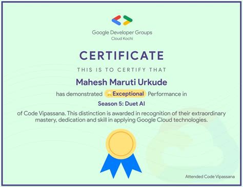 Mahesh Urkude On Linkedin Sharing My Certificate From Gcp