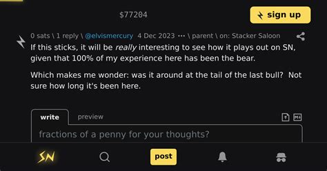 Reply On Stacker Saloon Stacker News