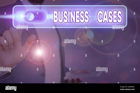Conceptual Hand Writing Showing Business Cases Concept Meaning