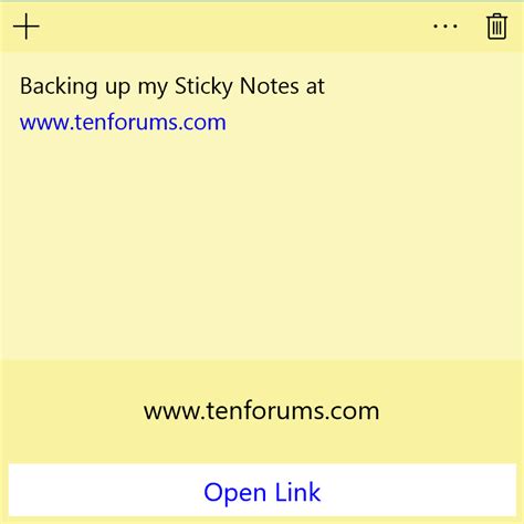 Backup And Restore Sticky Notes In Windows 10 Tutorials