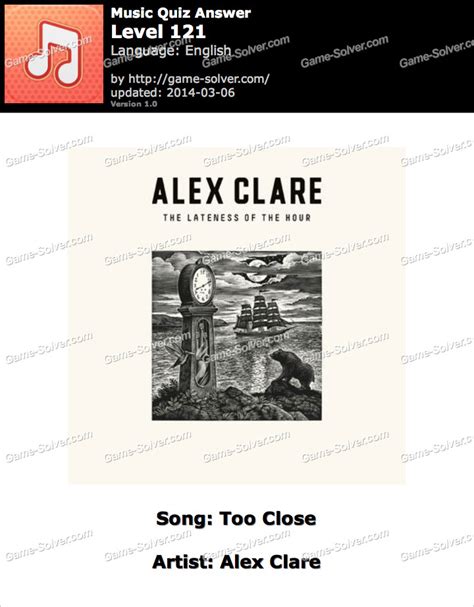 Music Quiz Level 121 Game Solver