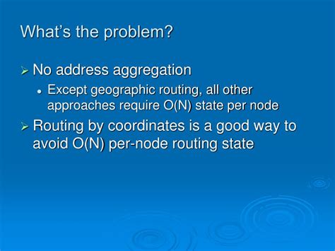PPT Geographic Routing Without Location Information PowerPoint Presentation ID