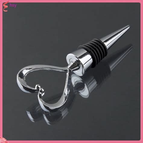 จุกปิดขวดไวน์ จุกไม้คอร์ก โลหะผสมสังกะสี รูปหัวใจ Shopee Thailand