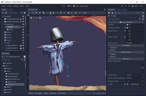 Parallax 2d Node Godot Asset Library