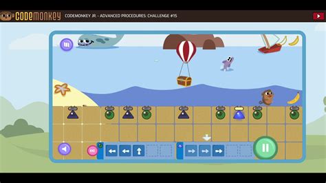 CodeMonkey Jr Advanced Procedures 15 YouTube CodeMonkey Jr Advanced Procedures 15 YouTube