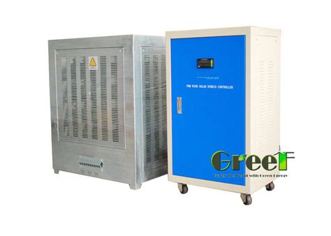Dc Output Off Grid Charge Controller With 3 Phase Dump Load Blue Color