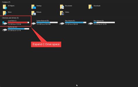 How To Expand C Drive Storage Space On Windows 10 7 PC Or Laptop