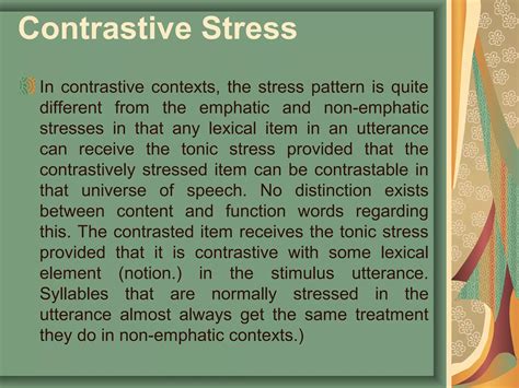 Stress And Intonation Ppt