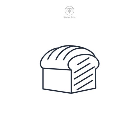 Bread Icon Symbol Illustration Isolated On White Background 47441429