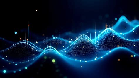 Futuristic High Contrast 3d Graph Visualizer With Glowing Data Nodes