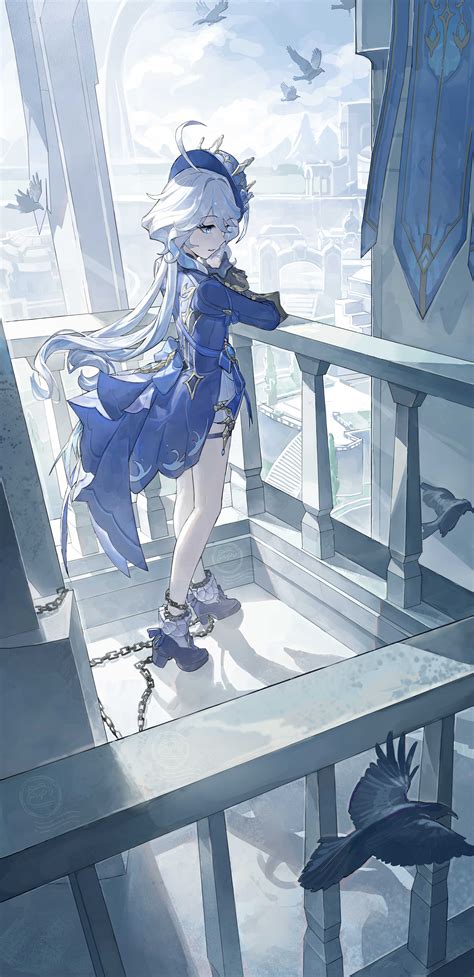 Furina Genshin Impact Mobile Wallpaper By Pixiv Id
