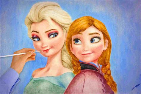 Elsa Anna Drawing At Explore Collection Of Elsa