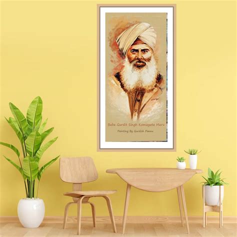 Baba Gurdit Singh Komagata Maru Buy Original Handmade Artwork