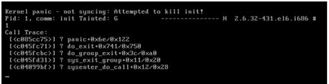 Kernel Panic Not Syncingattempted To Kill Init！内核不同步问题解决方案bad Rip