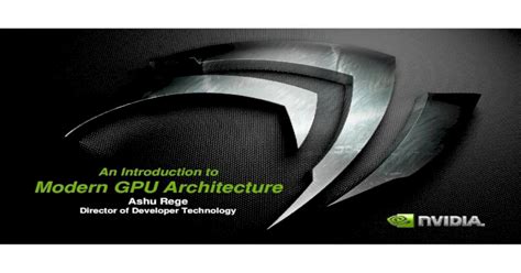 Pdf An Introduction To Modern Gpu Architecture Dokumentips