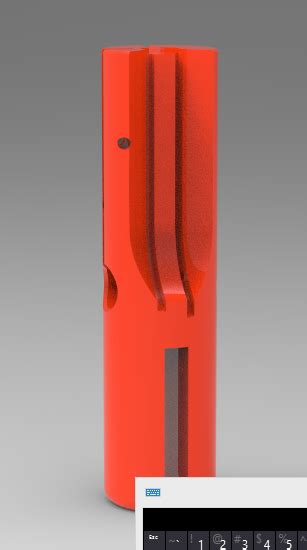 Autodesk Inventor Cnc Machinable Handle Cad Model 78 Thousands Of