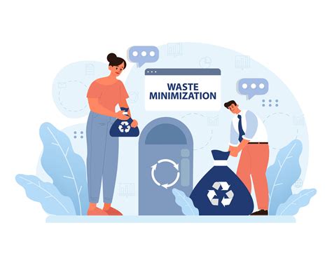 Waste Minimization In Action Concept Flat Vector Illustration 41171896 Vector Art At Vecteezy