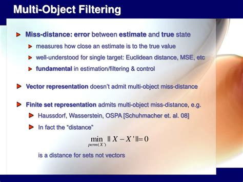 Ppt Random Finite Sets In Stochastic Filtering Powerpoint