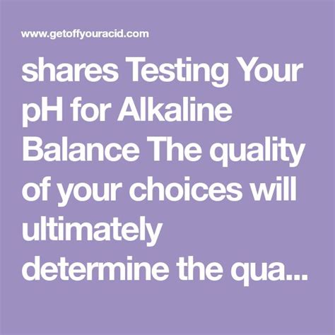 How To Correctly Test Your Ph Levels Ph Test Strips Test Ph Levels