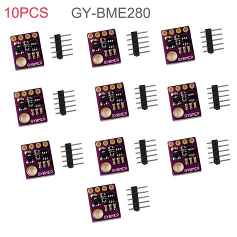 10pcs Gy Bme280 Pressure Sensors Humidity Temperature Barometric