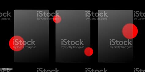 유리 모피 효과로 빨간색 원에 투명 유리 플레이트 서리가 내린 아크릴 또는 매트 플렉시 글라스 사각형 사실적인 흐린 3d 프레임 젖빛 유리에 대한 스톡 벡터 아트 및 기타