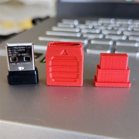 Logitech Mm Nano Receiver Grip By Dtortilla Download Free Stl Model Printables Com