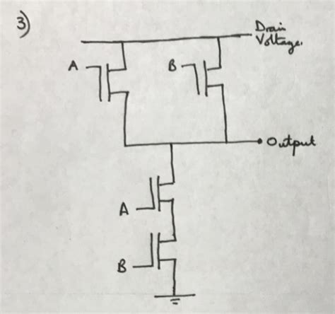 Solved The Following Circuit Is A Logic Gate Inputs A And B Chegg Com