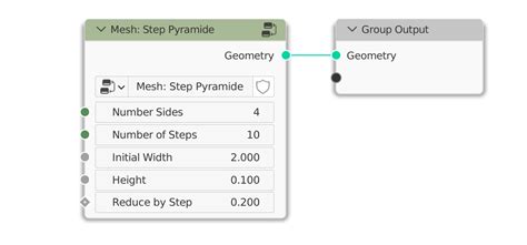 Loop Creating A Round Step Pyramid Using Geometry Nodes Blender