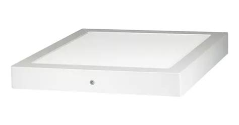 Panel Led 12w Cuadrado Aplique Plafon Frio Silverlight Color Blanco