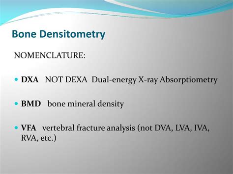 Ppt Bone Densitometry Powerpoint Presentation Free Download Id 1563102