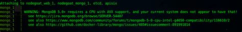Nodegoat Fails To Start In Websploit Due To Version Of Mongodb Being