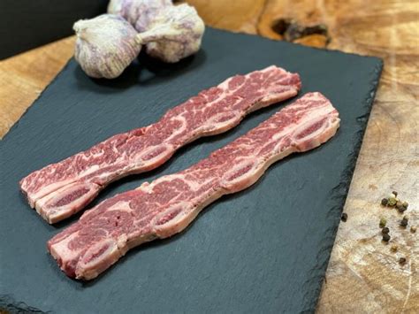 Thin Cut Beef Short Ribs Glenwood Meats