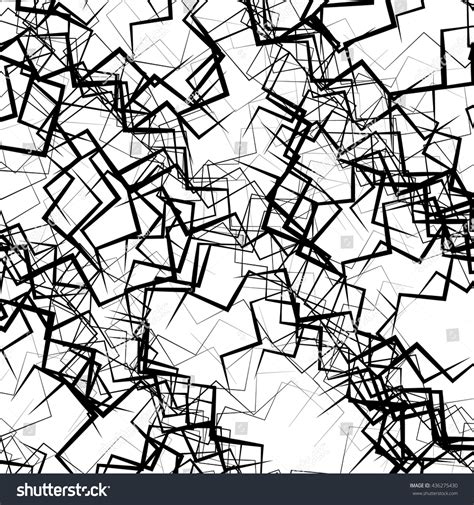 Geometric Abstract Art Edgy Angular Rough Stock Vector 436275430