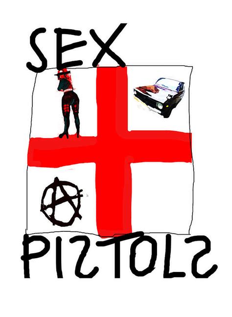 Sex Pistols England Flag Art Painting By Paul Sutcliffe Fine Art America