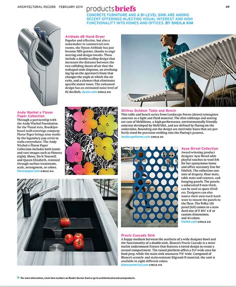 Architectural Record Feb 2014 Filzfelt