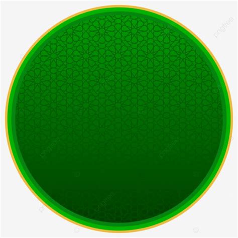 Green Gradient Circle Pattern Design