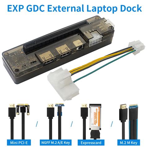 Exp Gdc Pcie Gpu Dock Laptop M Key A Tarjeta Gr Fica Off