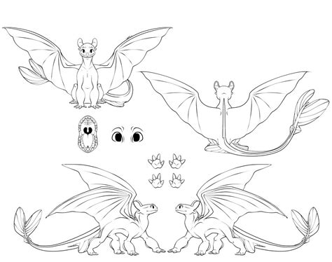 Httyd Adult Fury Reference Base By Lumiidragon On Deviantart