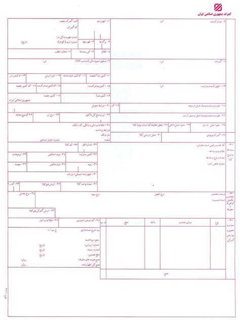 اظهارنامه گمرکی یا نکات مورد توجه در اظهار کالا در گمرک Custom