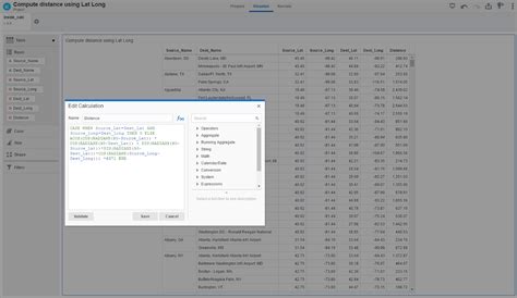 Analyzing The Distance Between Us Using Oracle Data Visualization Oracle Analytics Blog