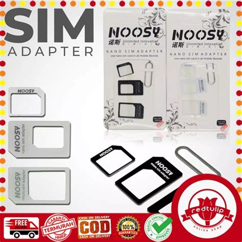Jual Adapter Sim Card Noosy Sim Card Adapter Nano Shopee Indonesia