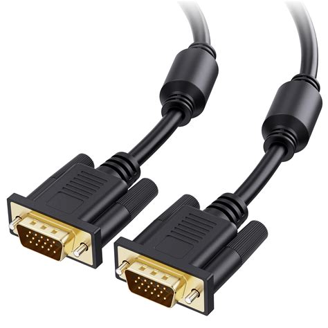 Cable Matters Vga To Vga Cable 10ft With Ferrites Vga Cord Vga