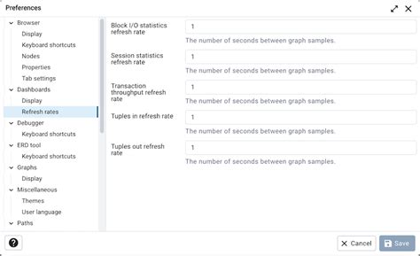 Preferences Dialog — Pgadmin 4 78 Documentation