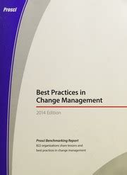 Best Practices In Change Management Participants Share Lessons And Best Practices In