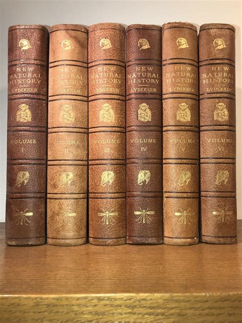 Leather Setencyclopedia Massive Library Of Natural History Plates