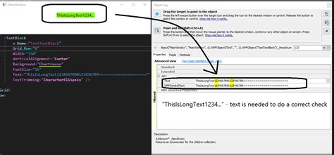 How Could I Get Trimmed Text From The Textblock Wpf Control